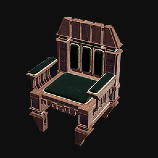 Dune Awakening Decorations: Atreides Armed Chair