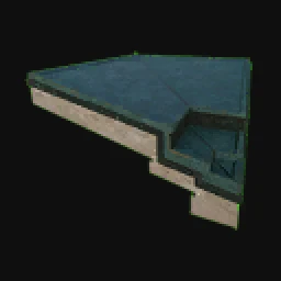 Dune Awakening Atreides Stronghold: Angled Roof Inwards Corner