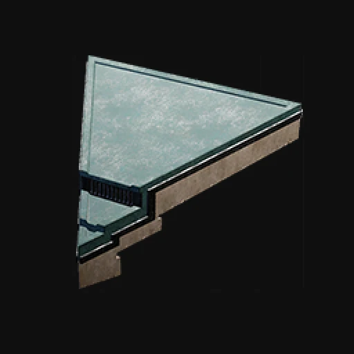 Dune Awakening Atreides Stronghold: Треугольная крыша: верх