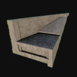 Dune Awakening Atreides Stronghold: Bordo rampa ampia - parte destra