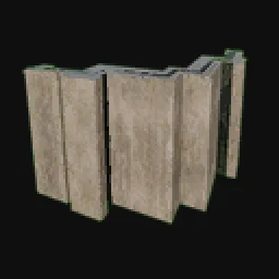 Dune Awakening Atreides Stronghold: Rounded Wall