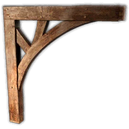 Pax Dei Building Piece: Supported Beam