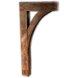 Pax Dei Building Piece: Low Supported Beam