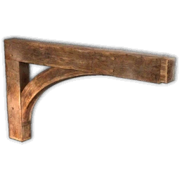 Pax Dei Building Piece: Short Supported Beam