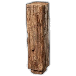 Pax Dei Building Piece: Short Rough Pillar