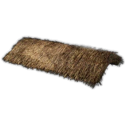 Pax Dei Building Piece: Thatched Roof Ridge