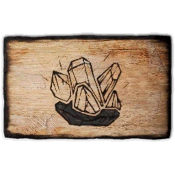 Pax Dei Building Prop: Minerals (Sign)