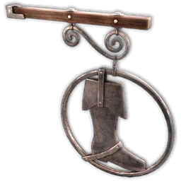 Pax Dei Building Prop: Leatherworker Sign