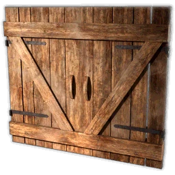 Pax Dei Building Prop: Simple Double Door