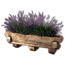 Pax Dei Building Prop: Stone Window Flowerpot