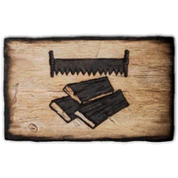 Pax Dei Building Prop: Planks (Sign)