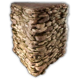 Pax Dei Building Piece: Triangular Stone Foundation