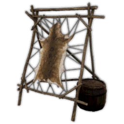 Pax Dei Crafter: Simple Tanning Rack