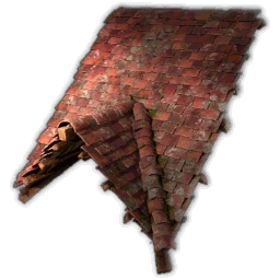 Pax Dei Building Piece: Tiled Roof Junction